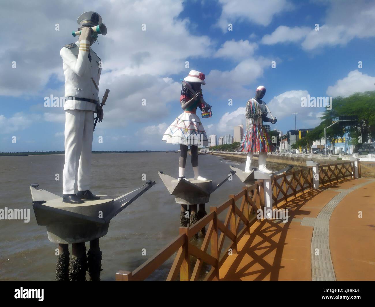 Aracaju, Sergipe, Brazil - 28.06.2022. Monument to Sergipano folklore ...