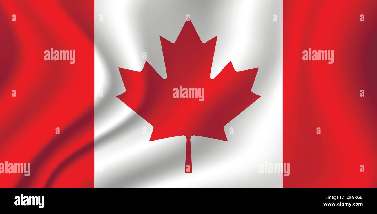 Flag of Canada. Canadian national symbol in official colors. Template ...