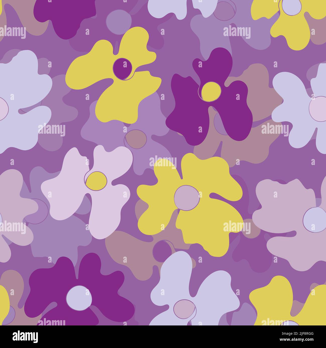 Seamless floral pattern with roses based on traditional folk art ...