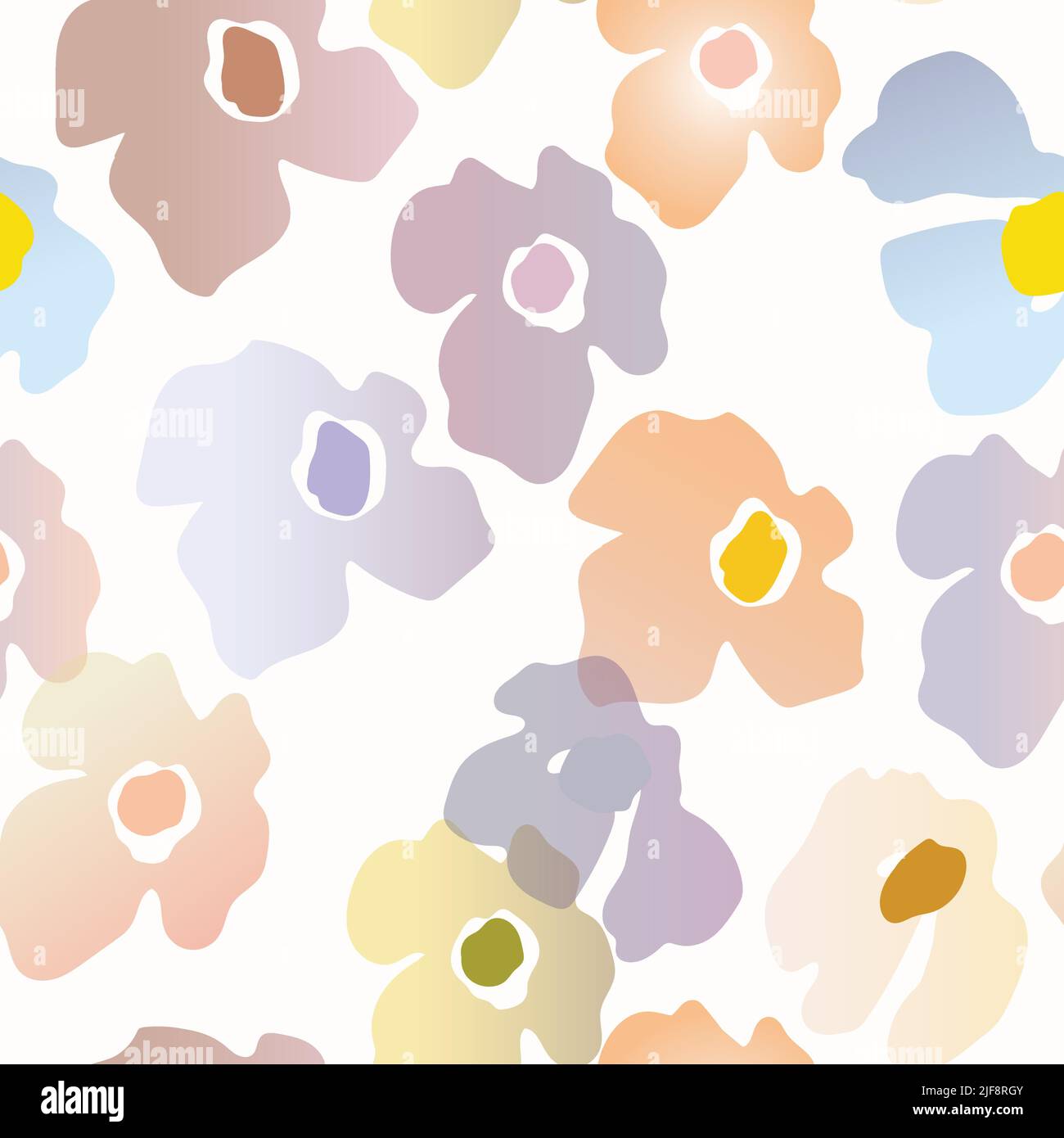 Seamless floral pattern with roses based on traditional folk art ...