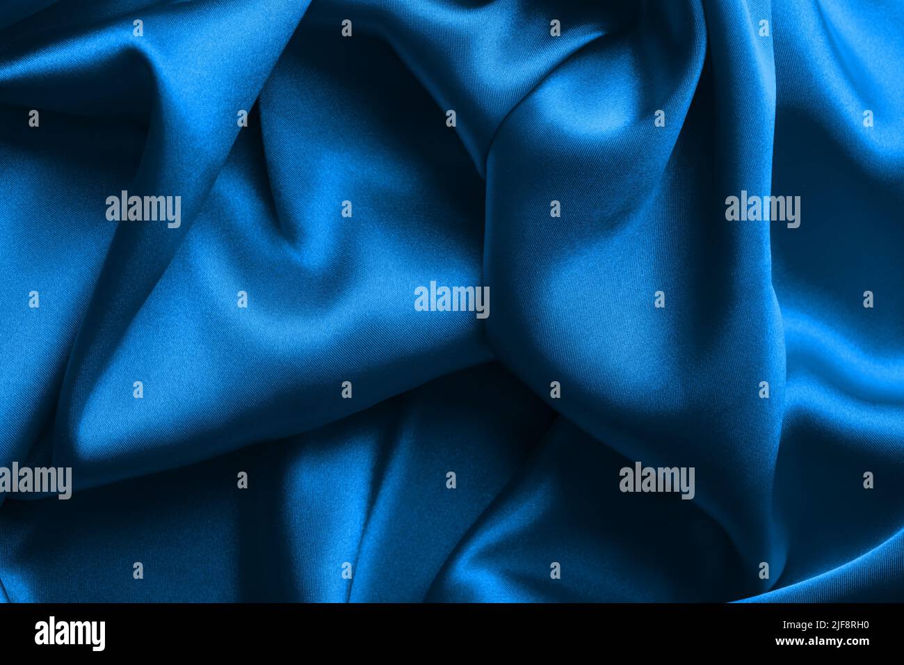 Blue Silk Fabric Texture