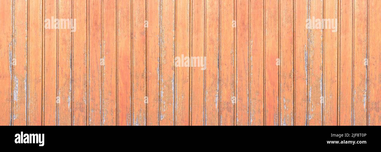 Panorama of wood plank brown texture and seamless background.Top view ...