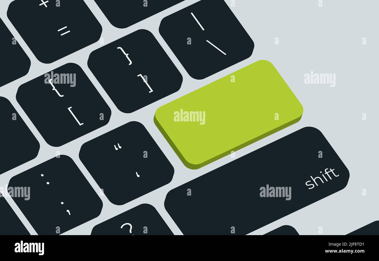 Laptop computer blank green Stock Vector Images - Alamy