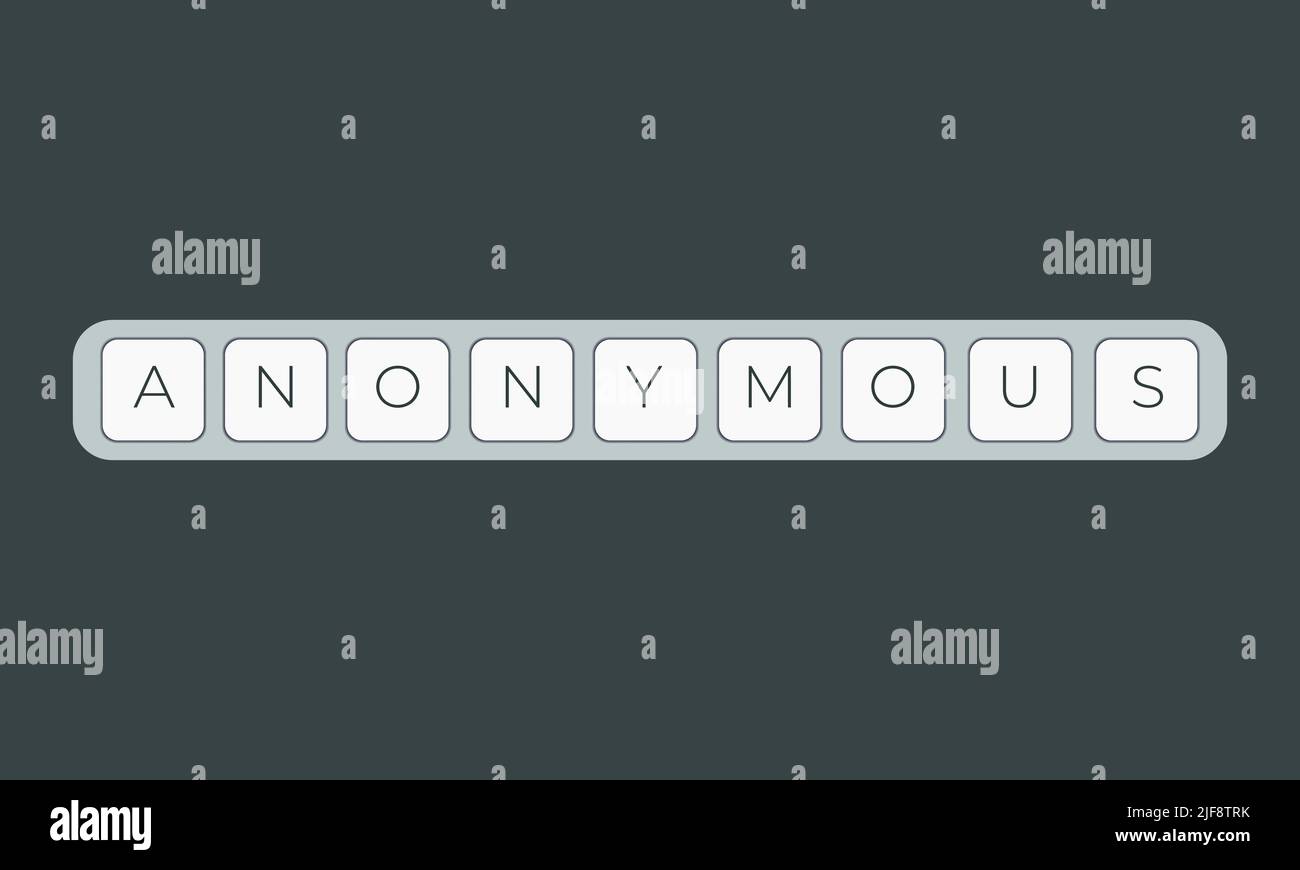Computer keyboard key with key anonymous. Keyboard keys icon button ...
