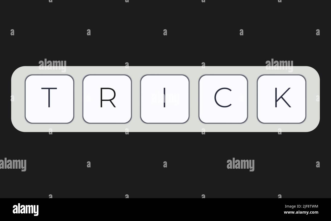 Computer keyboard key with key trick. Keyboard keys icon button Stock Vector Image & Art - Alamy
