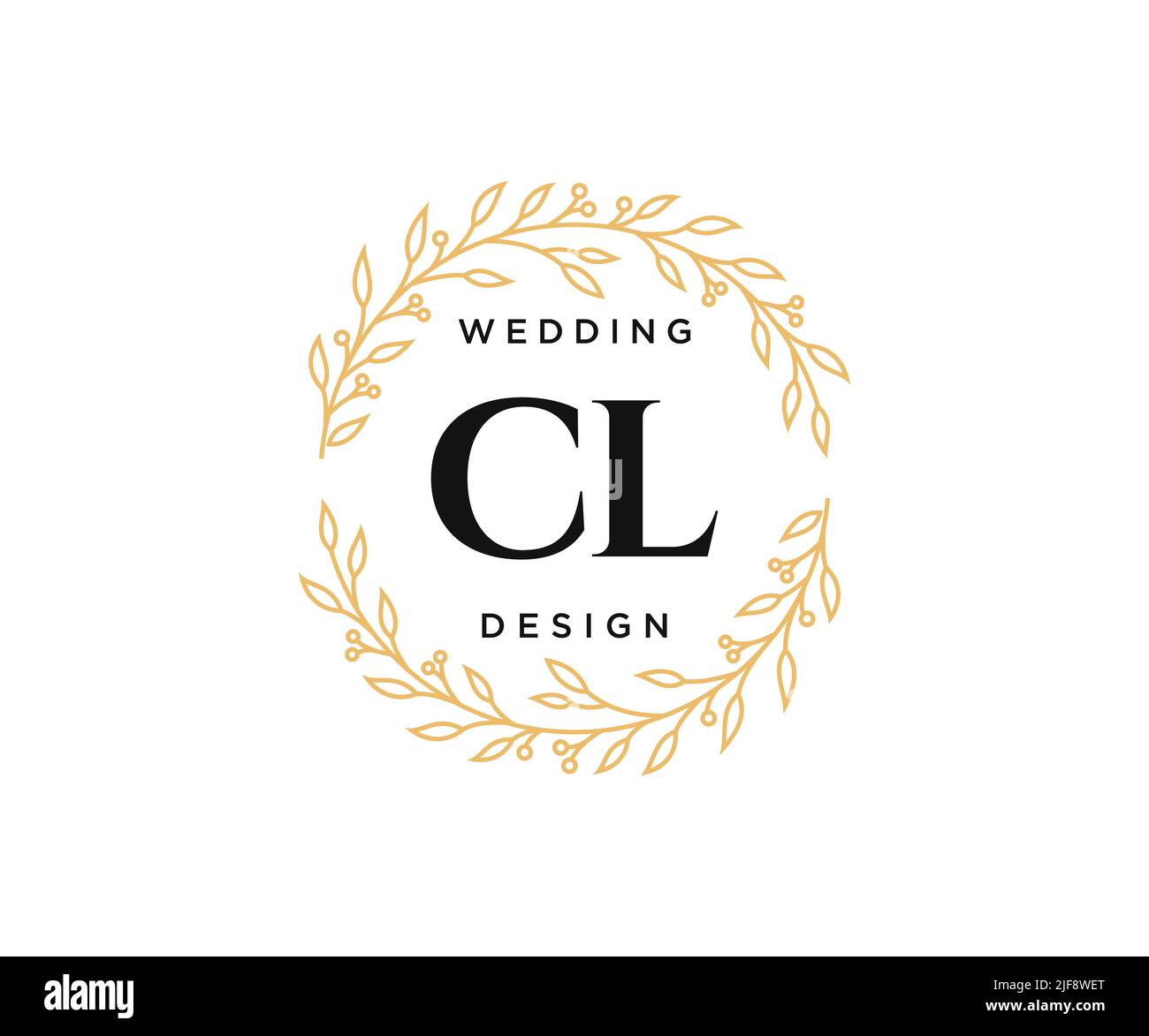 CL Initials letter Wedding monogram logos collection, hand drawn modern ...