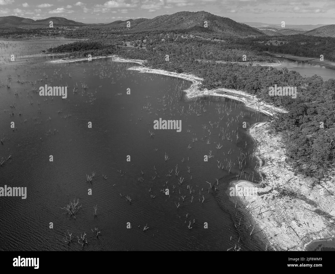 Eungell Dam water containment area at Mackay, Queensland, Australia ...