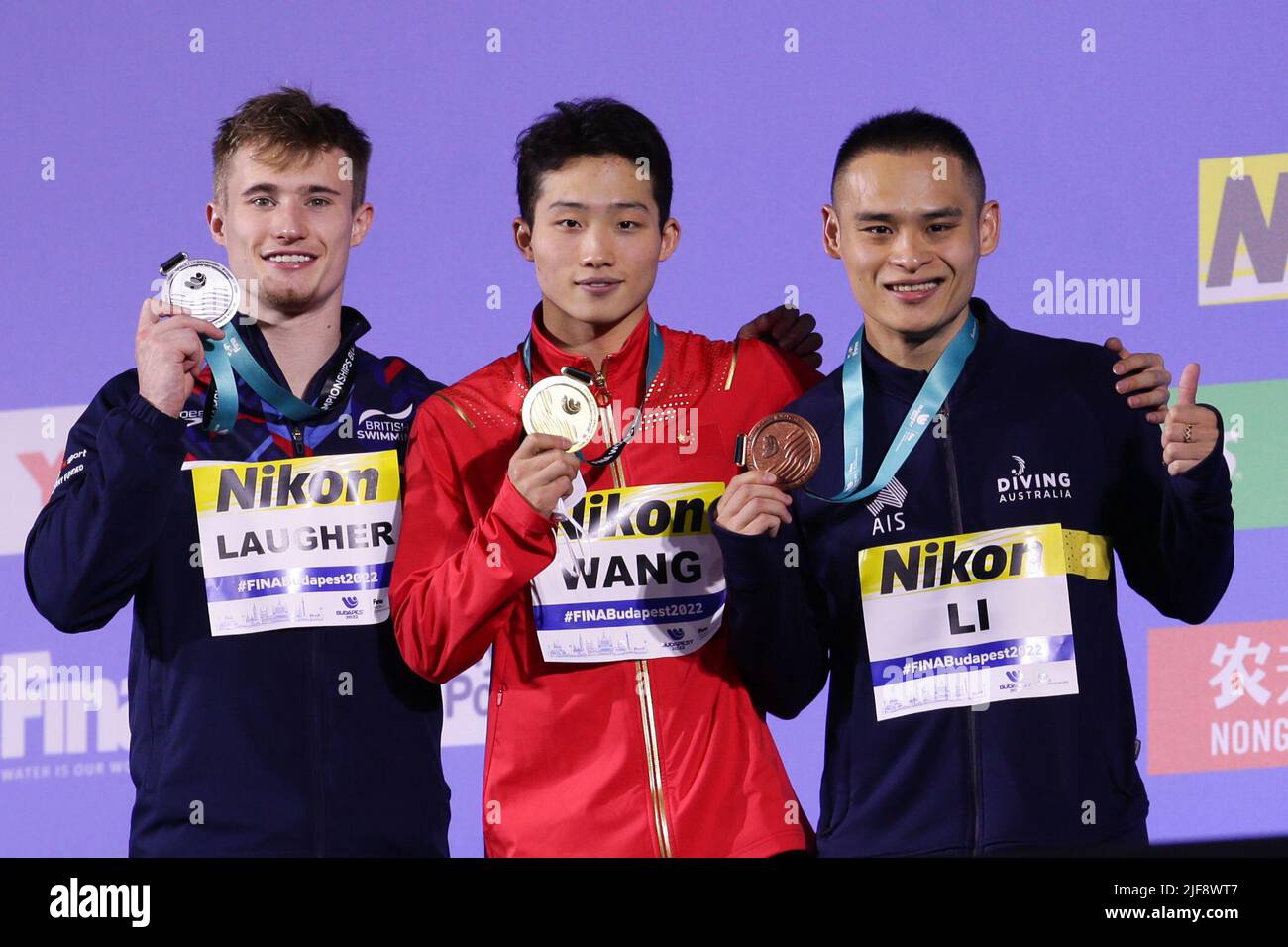 Budapest, Hungary. 30th June, 2022. Silver medalist Britain's Jack ...