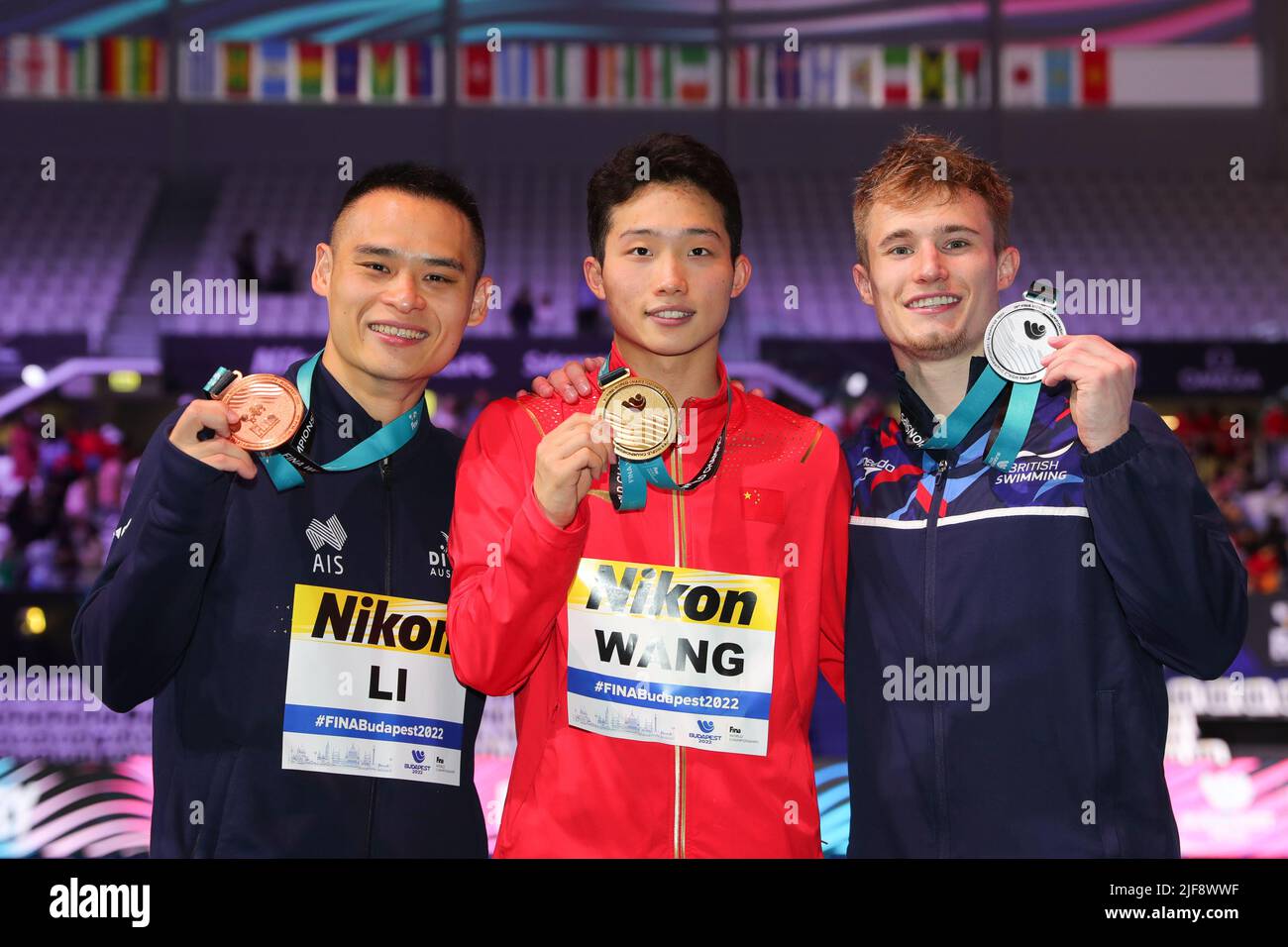 Budapest, Hungary. 30th June, 2022. Silver medalist Britain's Jack ...