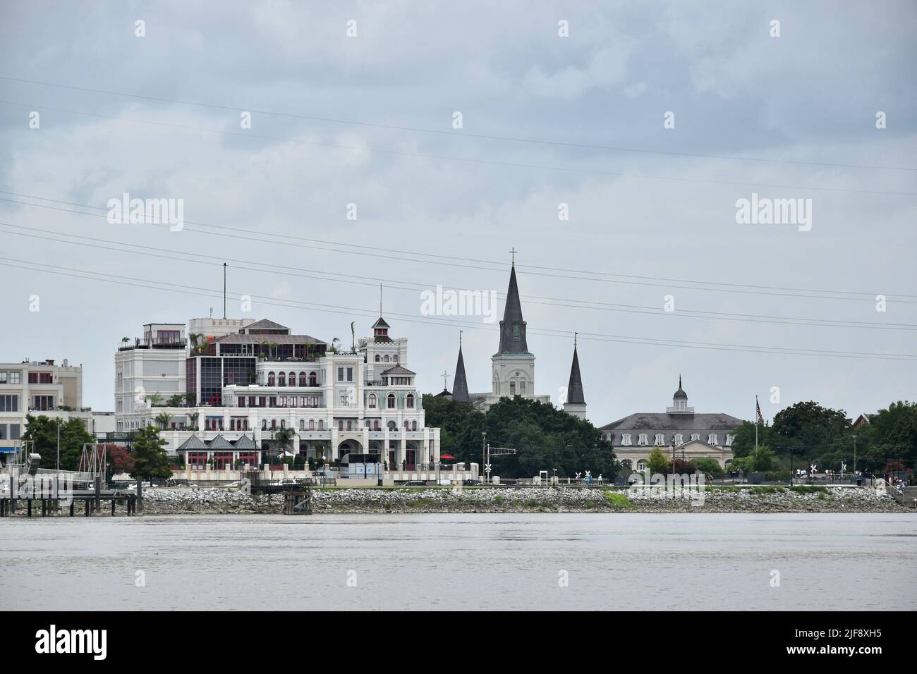 New Orlean's St. Louis Cathedral abutting Jackson Square in Louisiana's ...