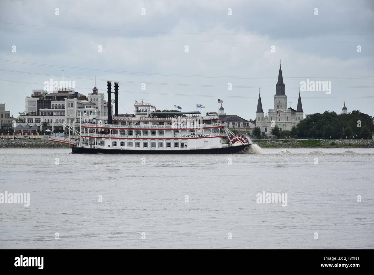 The City of New Orleans as seen across from the Crescent curve of the ...