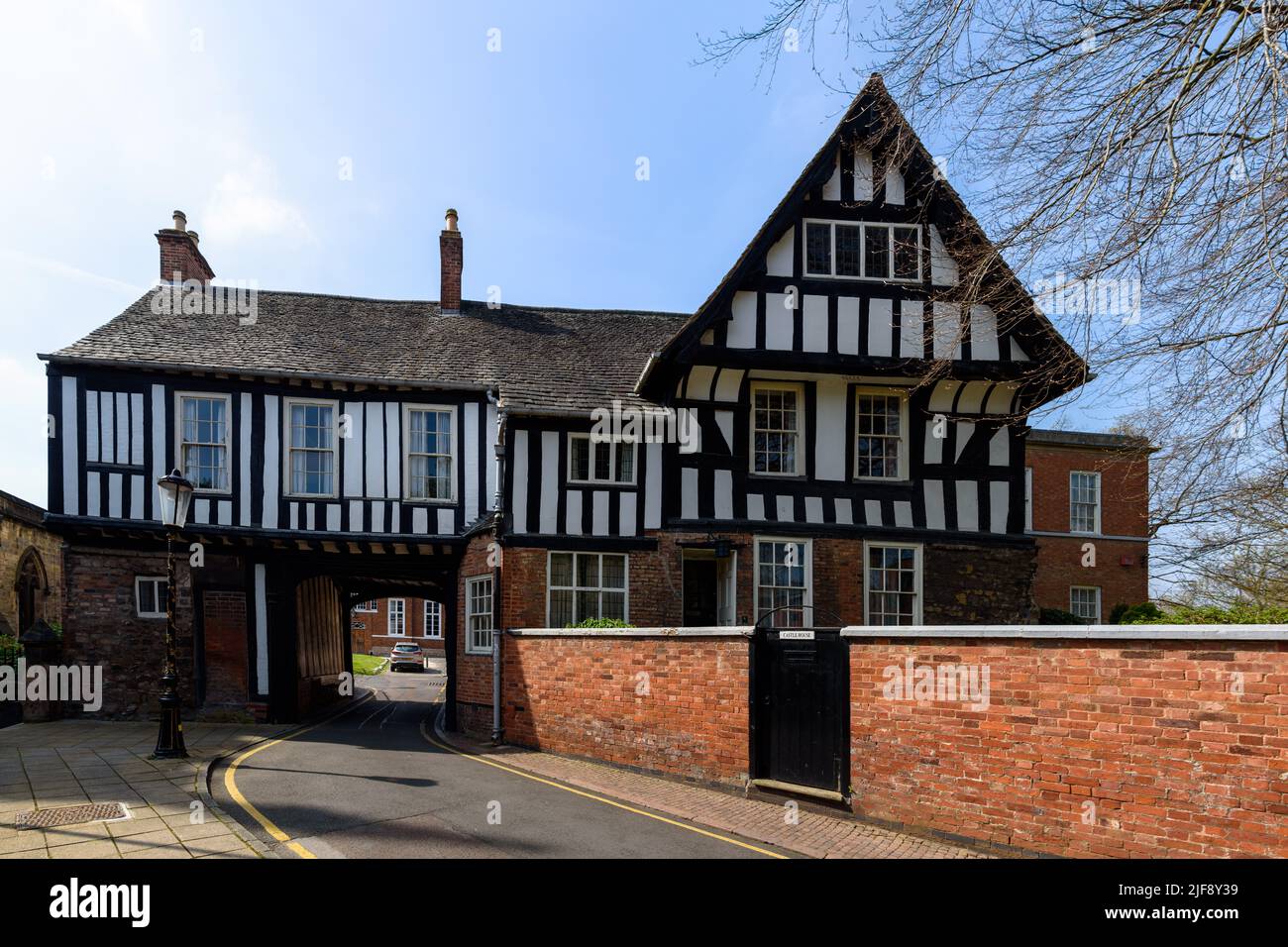 The timbered building located next to St Mary de Castro Church in ...