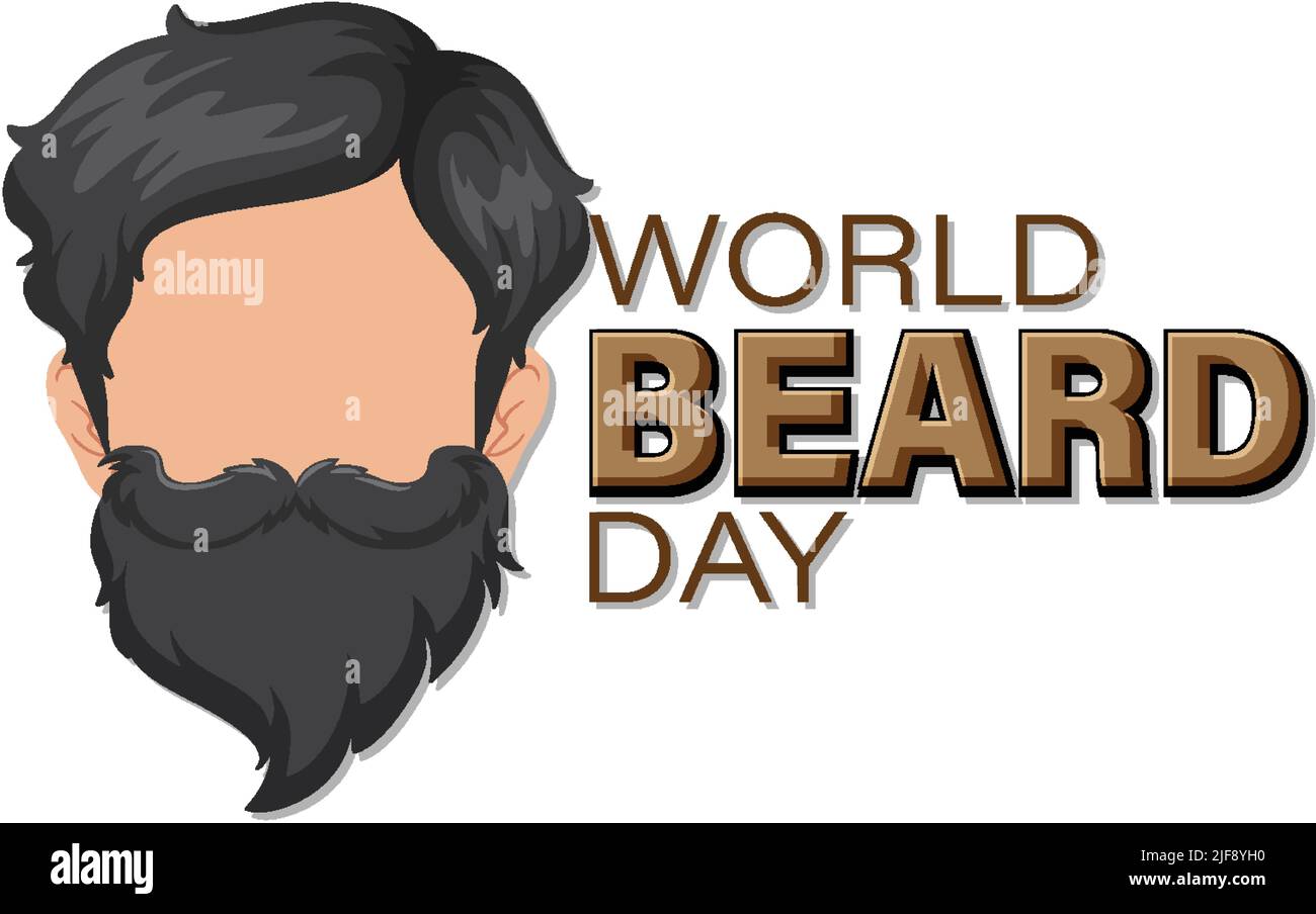 World beard day banner design illustration Stock Vector Image & Art - Alamy