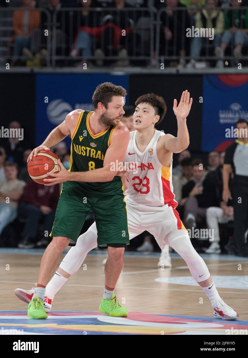 Melbourne, Australia. 30th June, 2022. Matthew Dellavedova (L) of ...