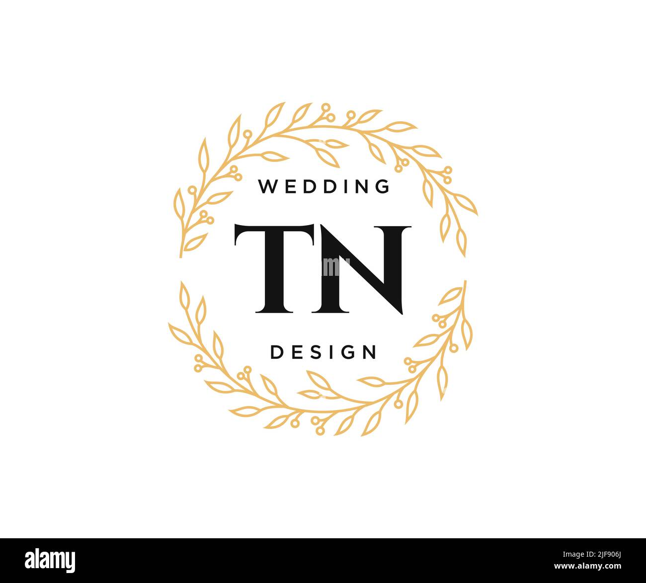 TN Initials letter Wedding monogram logos collection, hand drawn modern ...