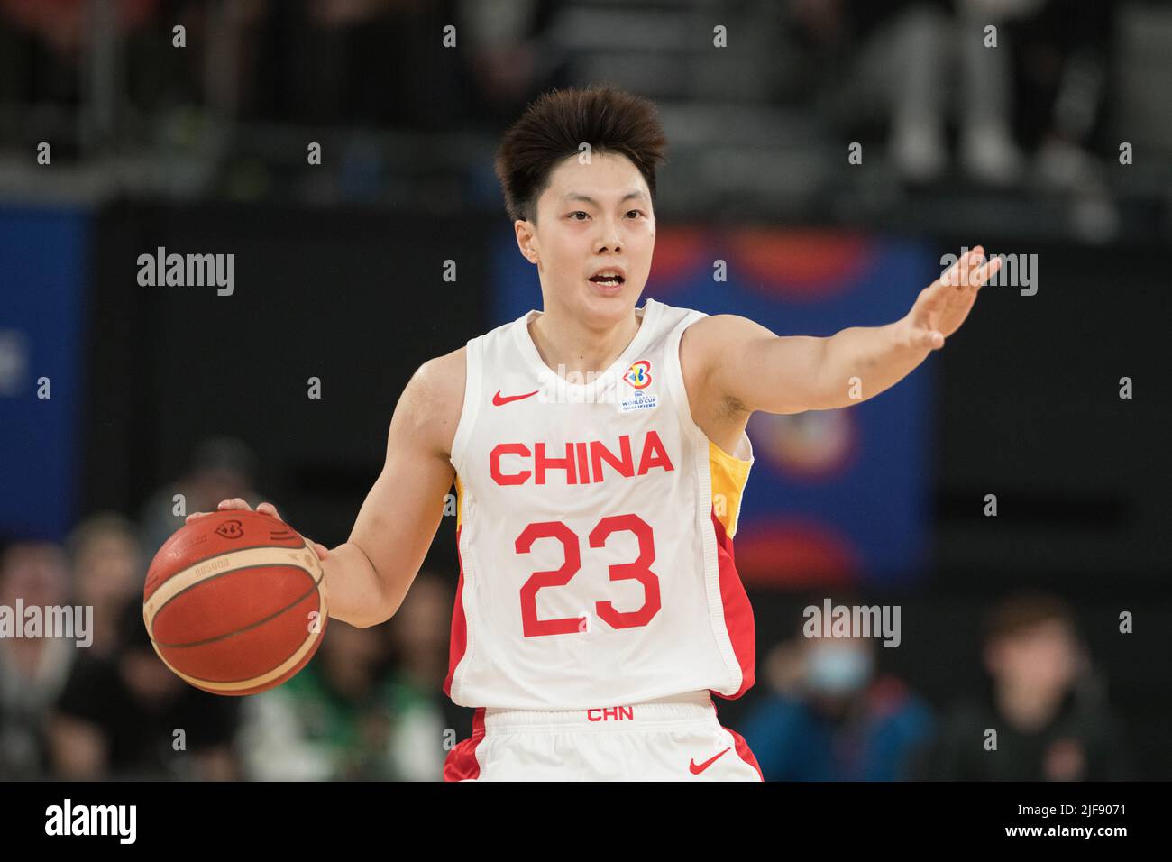 Melbourne, Australia. 30th June, 2022. Mingxuan Hu of China Basketball ...