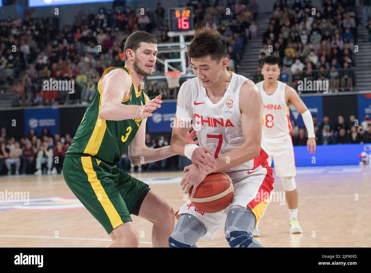 Melbourne, Australia. 30th June, 2022. Minghui Sun (R) of China ...