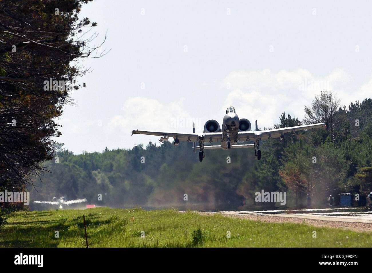An A-10 Thunderbolt II from the 107th Fighter Squadron, 127th Wing ...