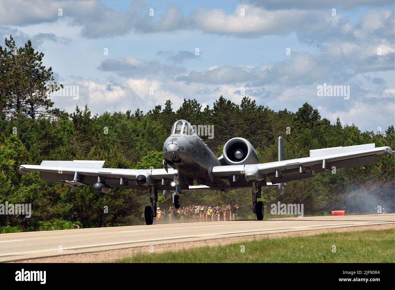 An A-10 Thunderbolt II from the 107th Fighter Squadron, 127th Wing ...