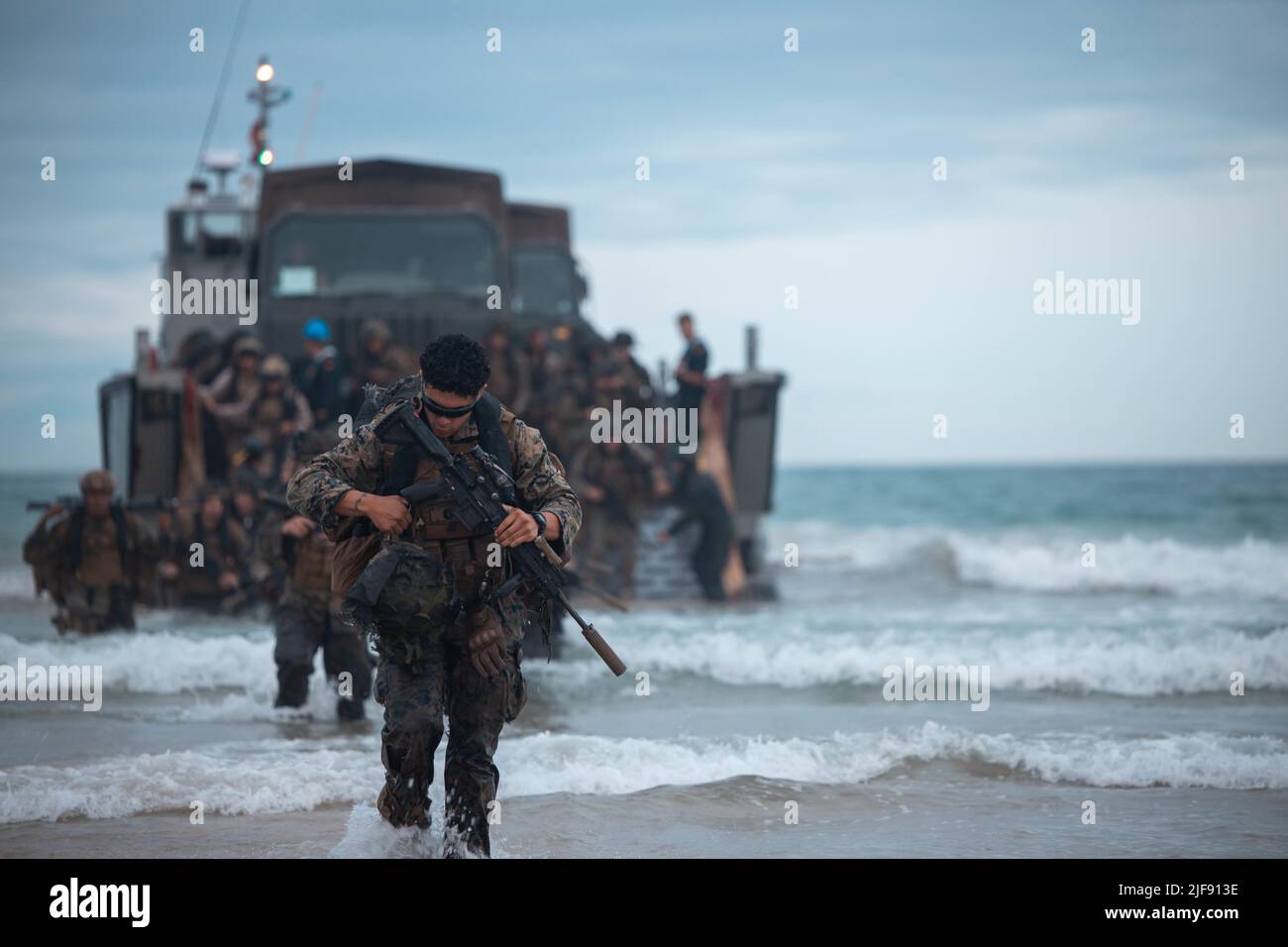 U.S. Marines with 1st Battalion, 8th Marine Division, 2d Marine ...