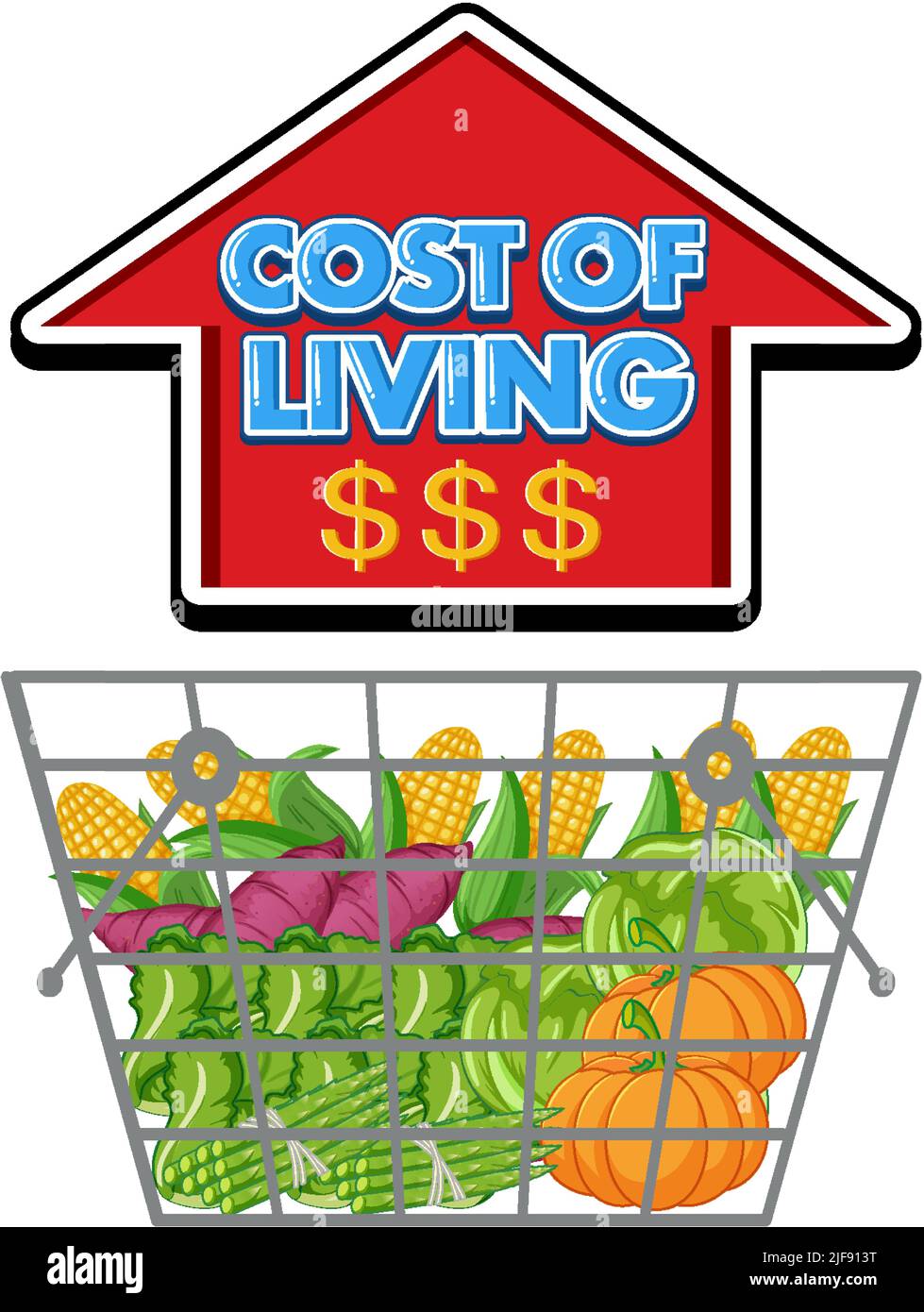Inflation cost of living Stock Vector Images - Alamy