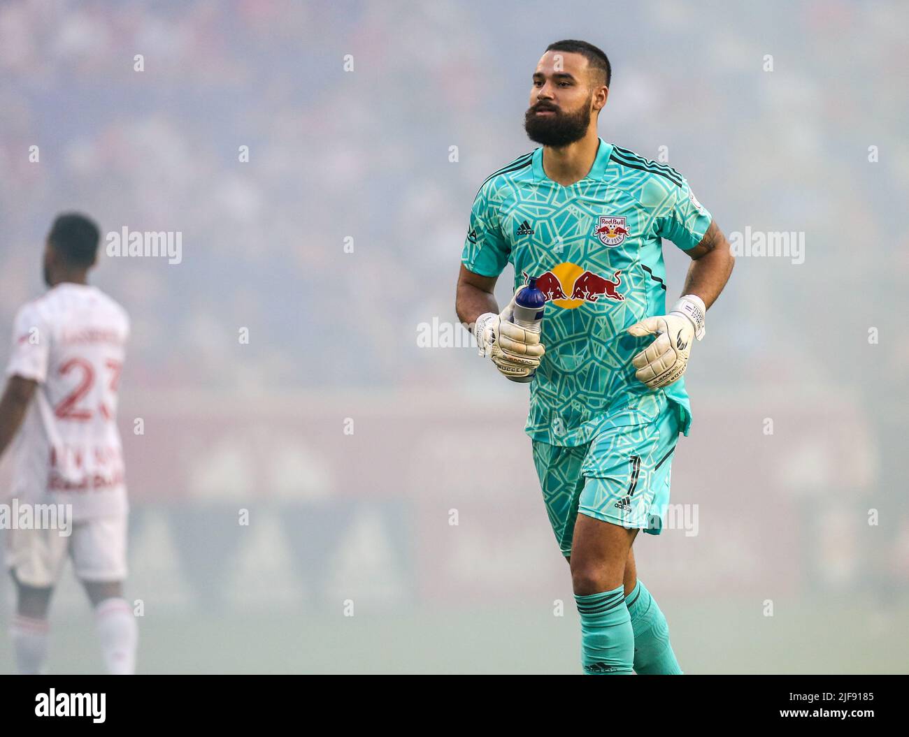 Harrison, NJ, USA. 30th June, 2022. New York Red Bulls goalkeeper ...