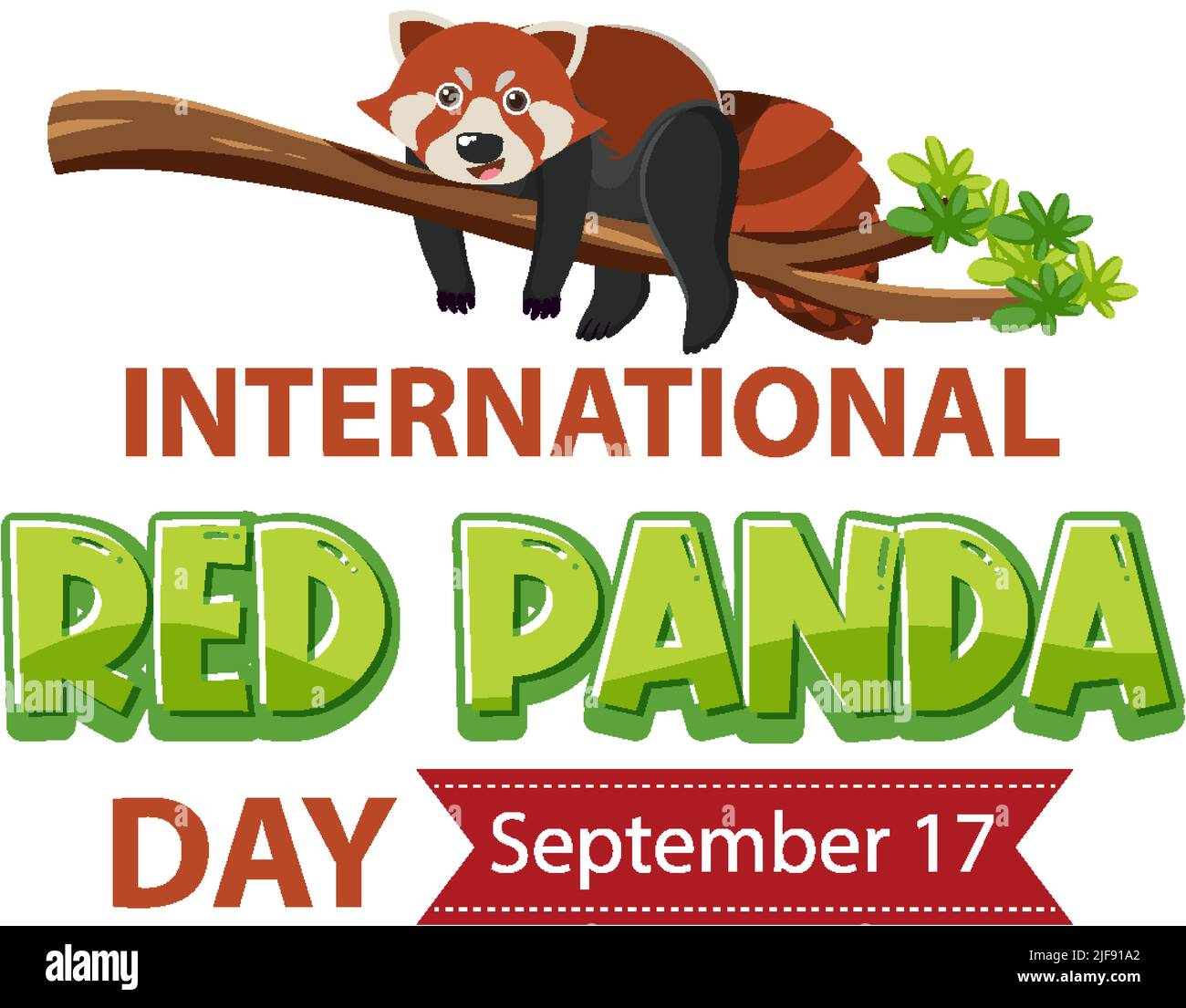 International panda day Stock Vector Images - Alamy
