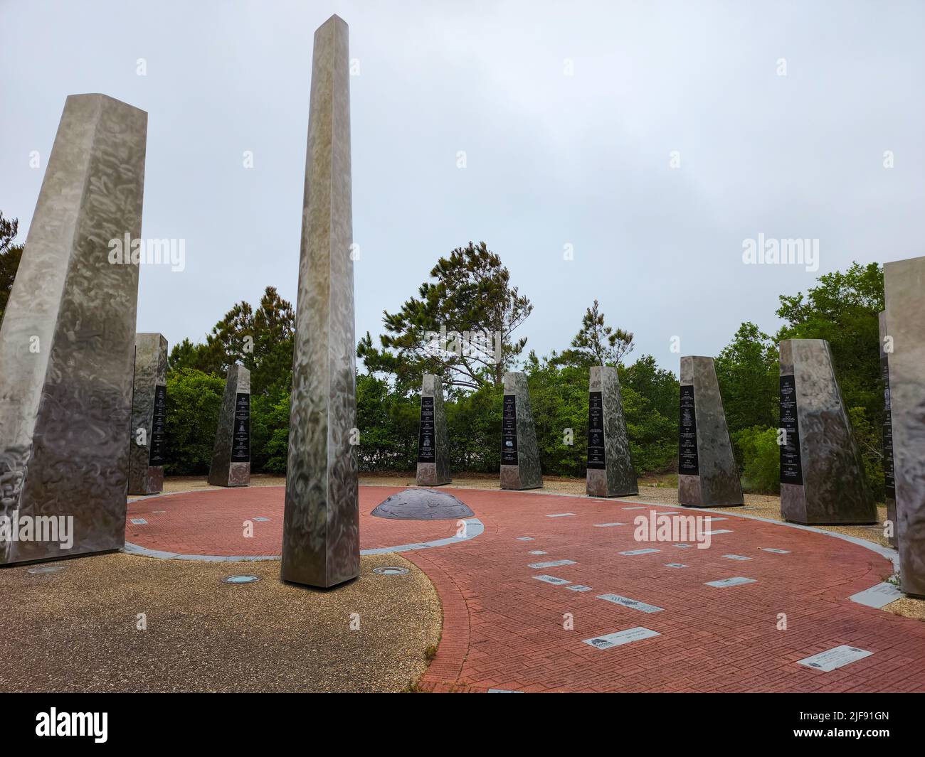 Monument to a Century of Flight in Kitty Hawk, Outer Banks, North ...