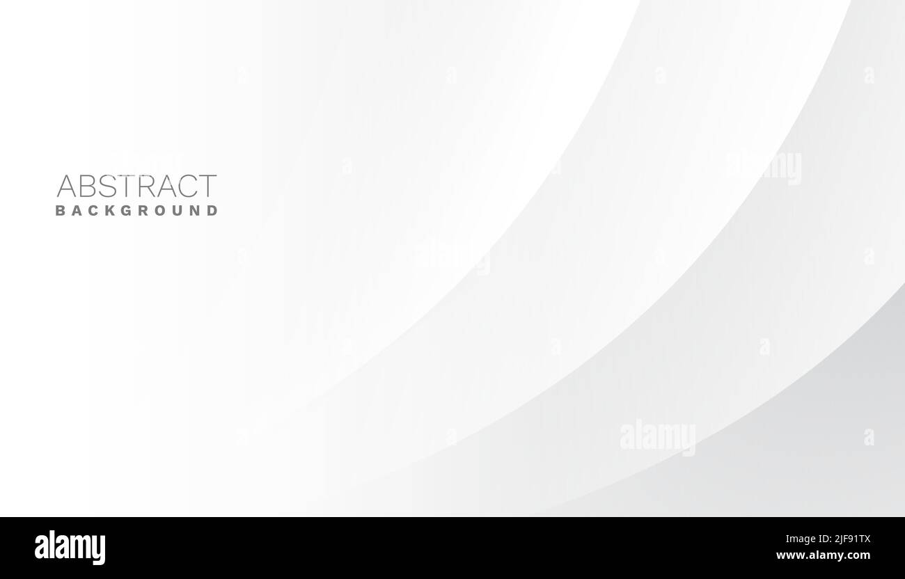 Minimal geometric white background with dynamic shapes composition ...