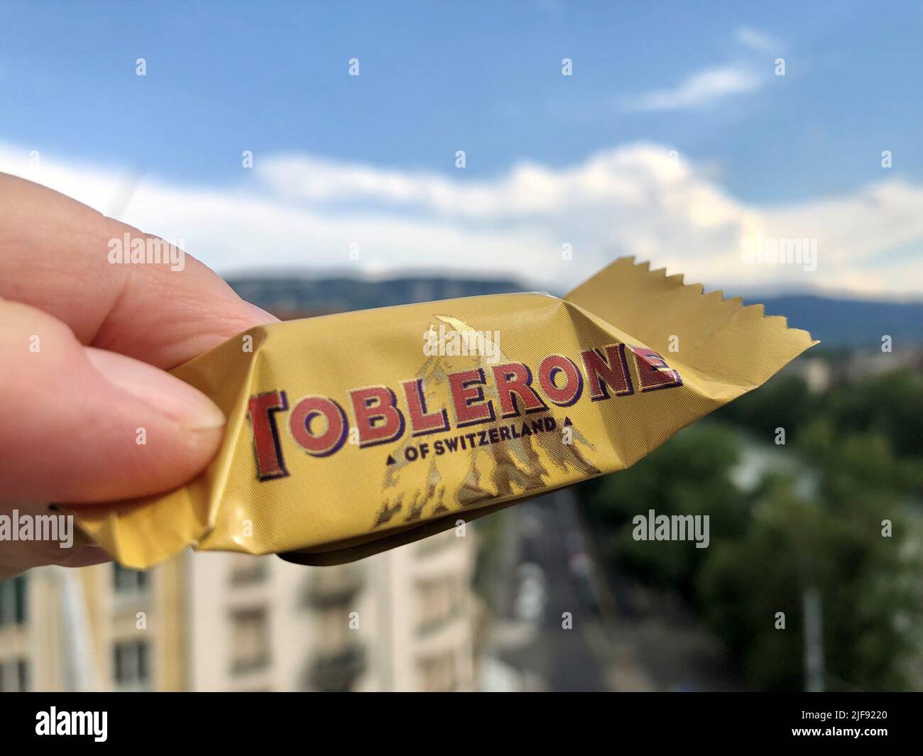 Toblerone packaging hi-res stock photography and images - Alamy