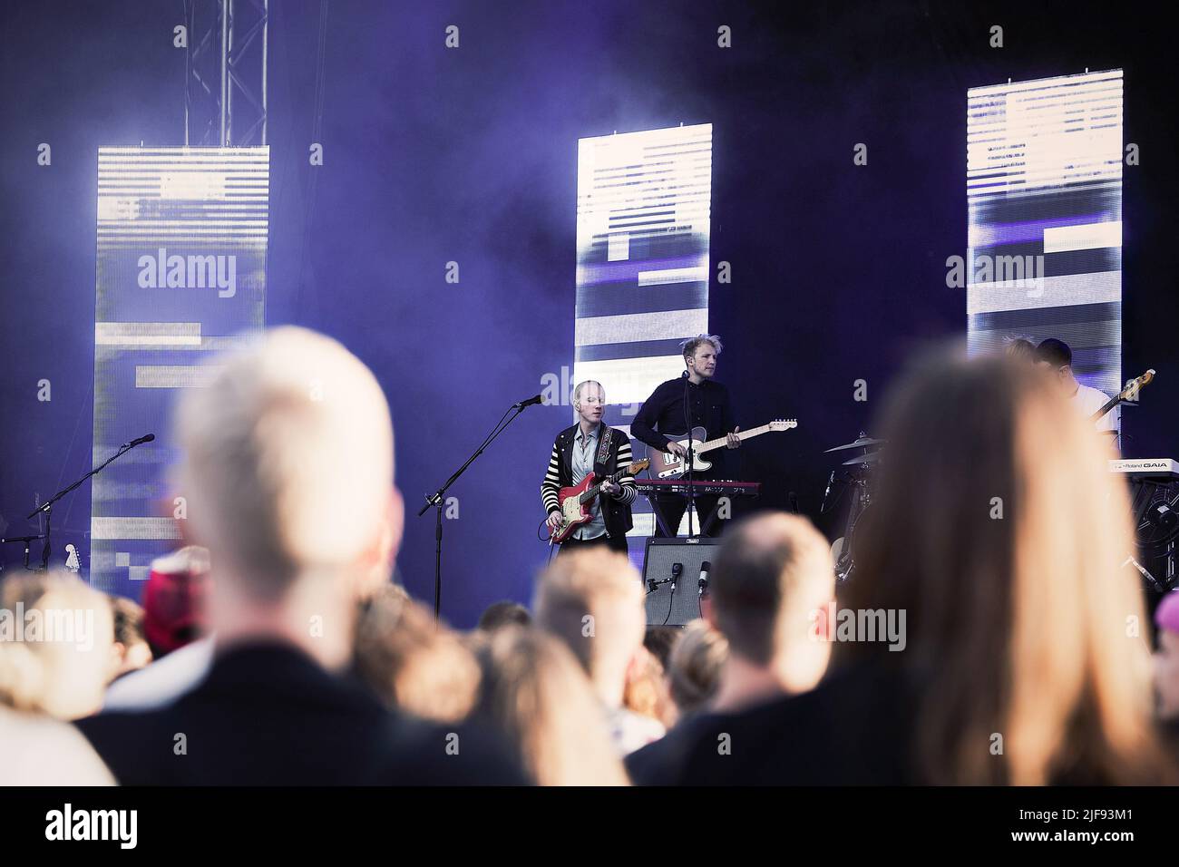Alex Trimble and Ben Thompson of Two Door Cinema Club performs at ...
