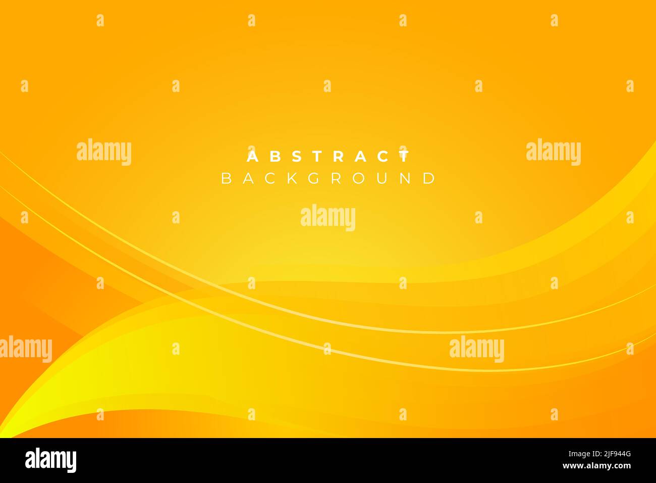 Orange and yellow gradient background with dynamic abstract shapes ...