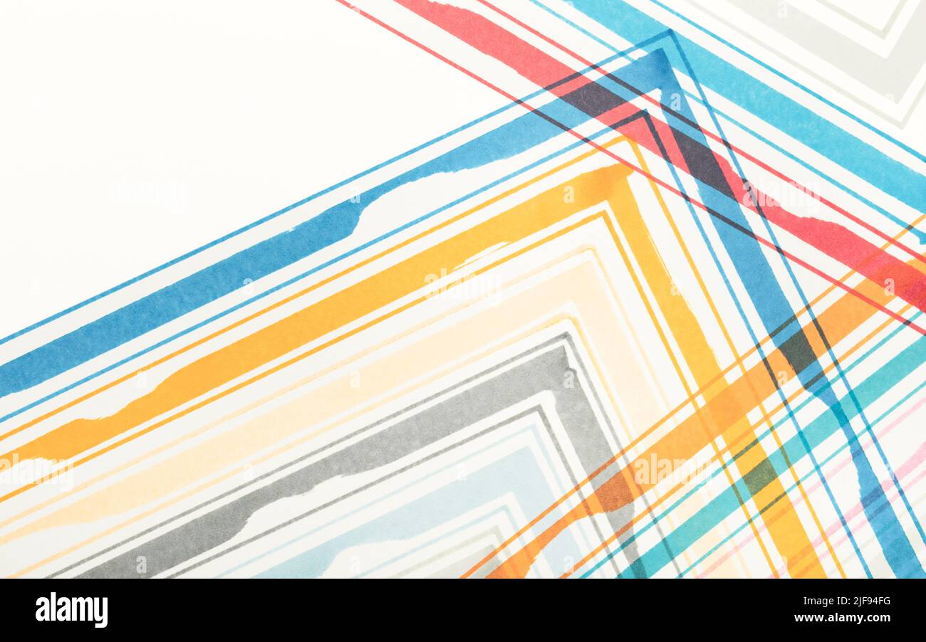 Sheet of paper with colorful lines, texture background Stock Photo - Alamy
