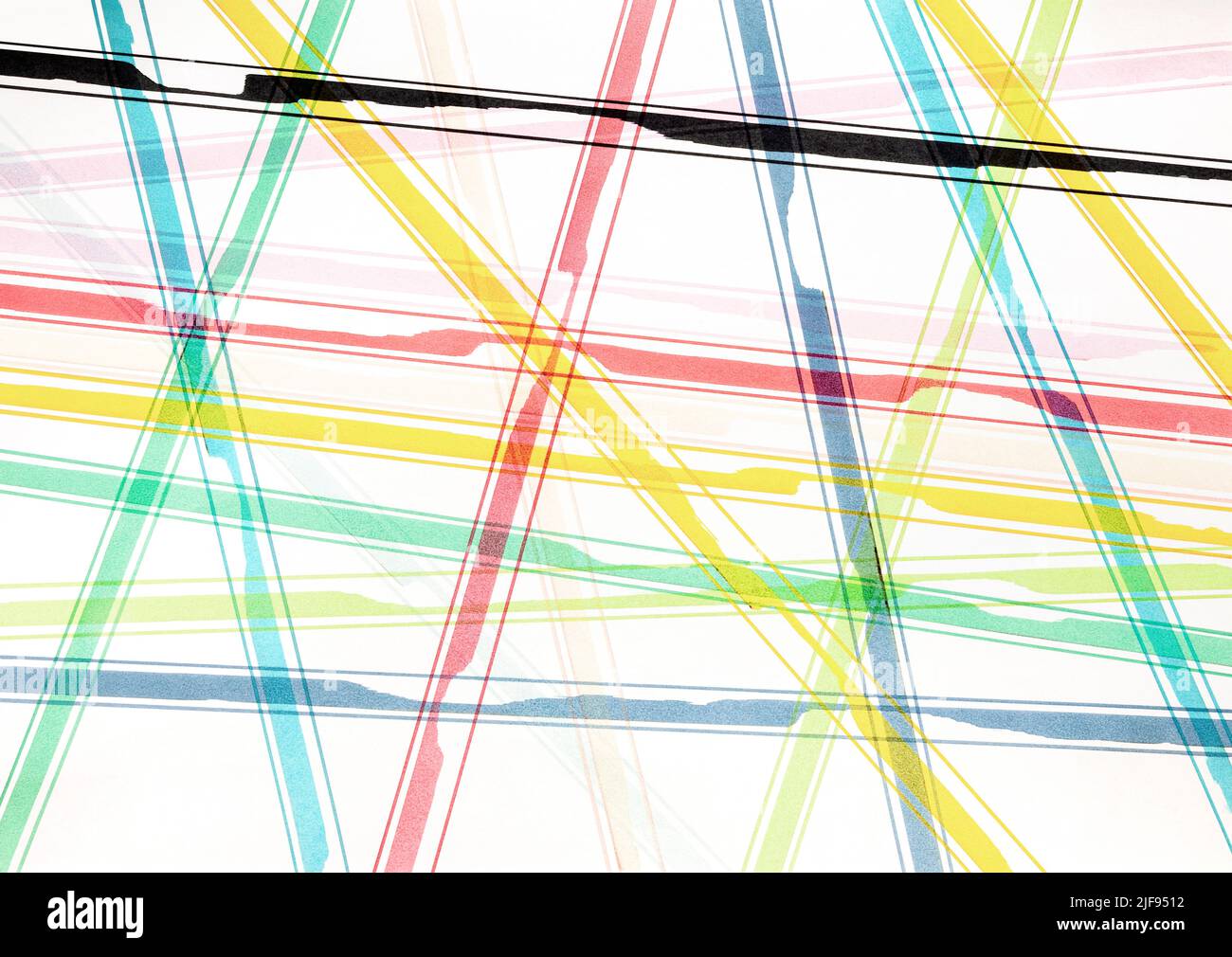 Sheet of paper with colorful lines, texture background Stock Photo - Alamy