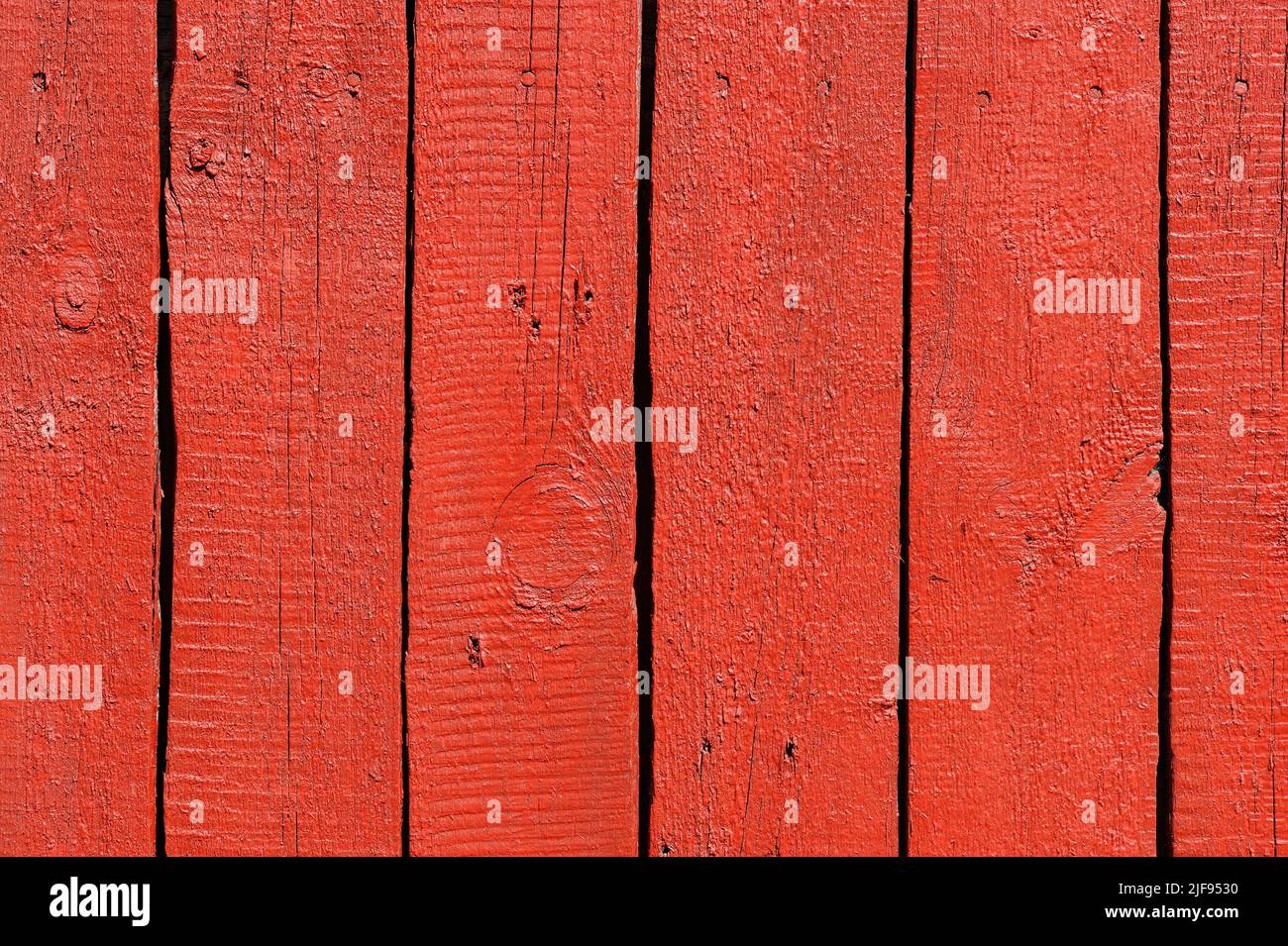 Red painted wood planks background horizontal Stock Photo - Alamy
