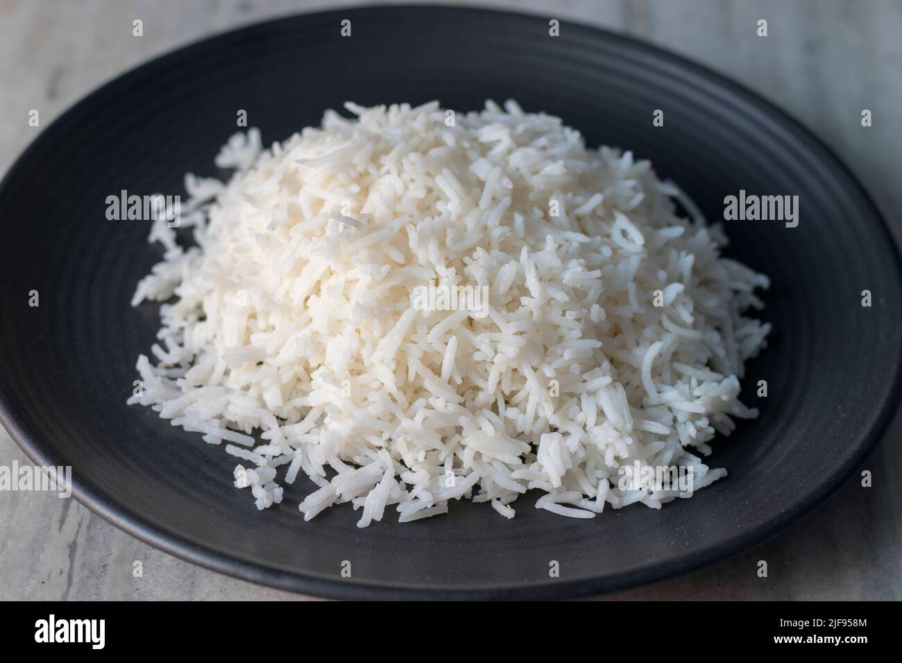 Indian steamed basmati rice hi-res stock photography and images - Alamy