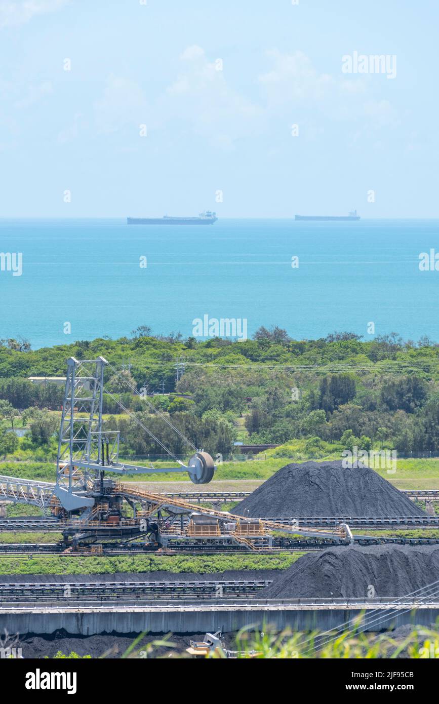 Two coal terminals at the port, Hay Point Coal Terminal (HPCT) and ...
