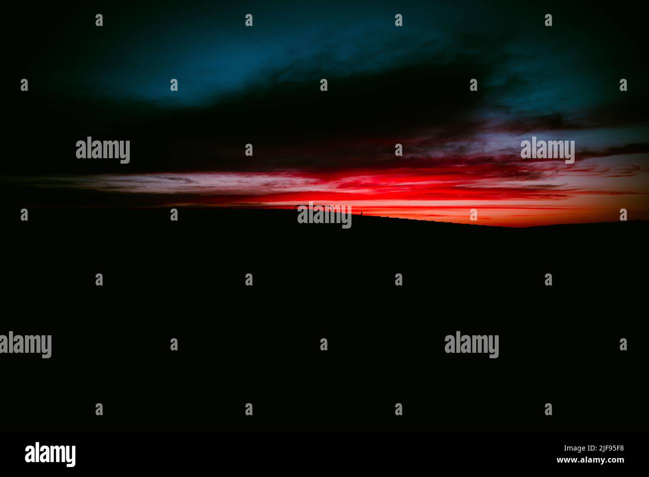 Red Sky at Night, Shepherd's Delight Stock Photo - Alamy