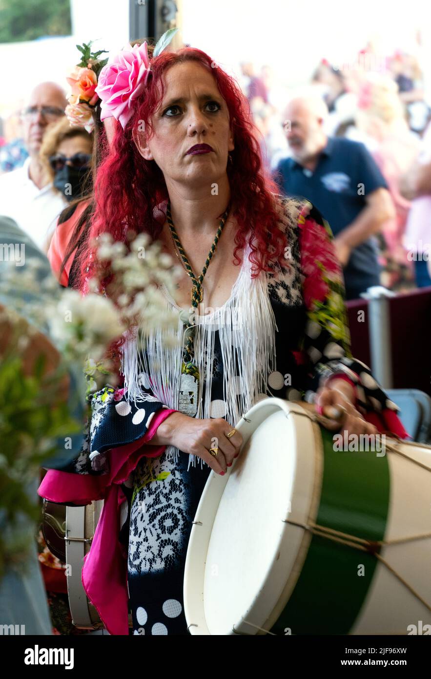 Barcelona, Catalonia, Spain, July 4, 2022: Pilgrimage of the Virgen del ...