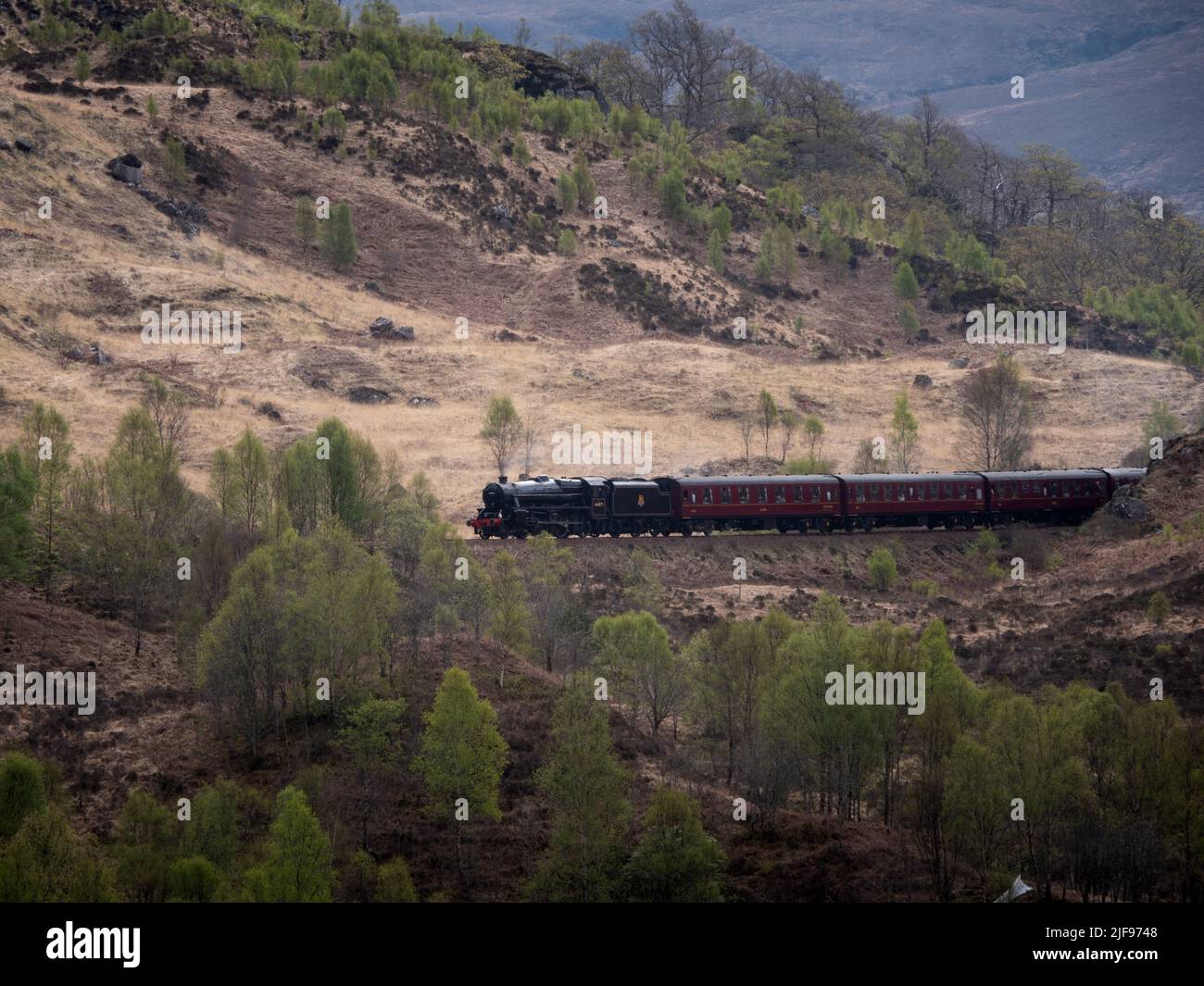 Jacobite Steam Locomotive Stock Photo - Alamy