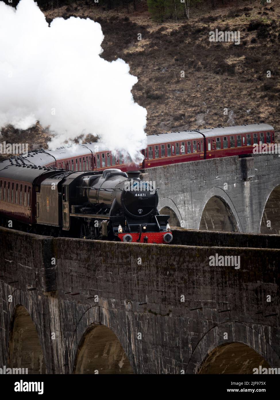 Jacobite Steam Locomotive Stock Photo - Alamy