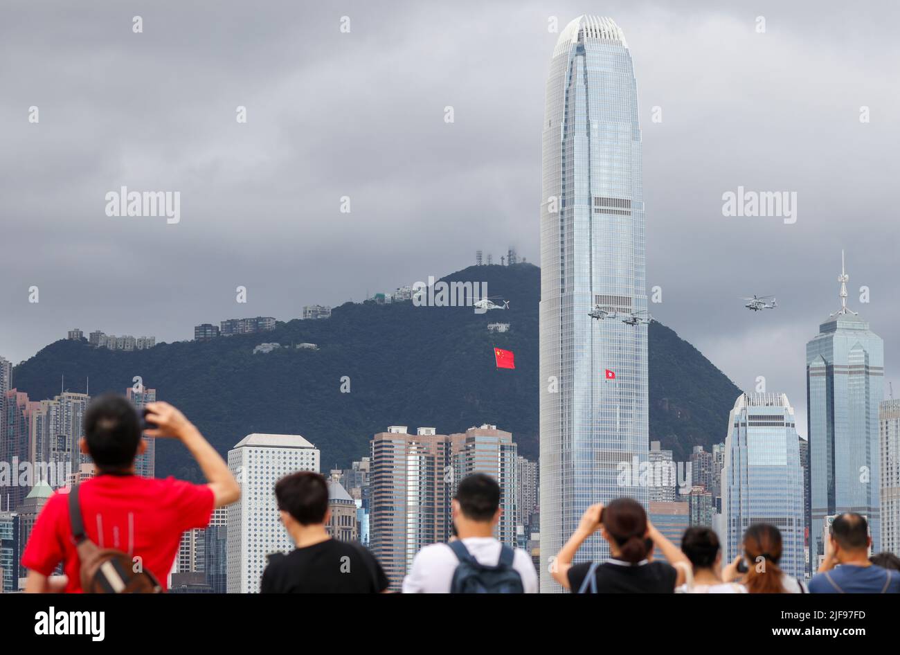 Hong kong sar flag fly hi-res stock photography and images - Alamy