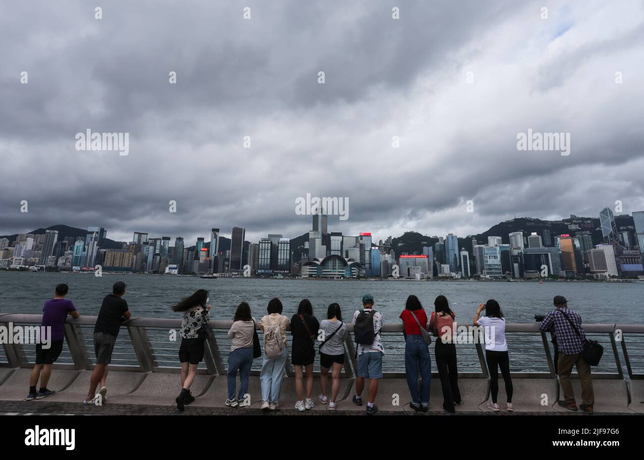 Hong Kong, China. 01st July, 2022. 1st July, Hong Kong. Members of the ...