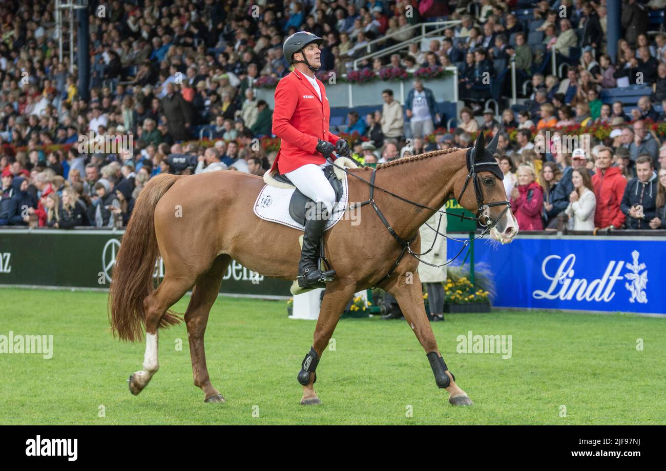 Aachen June 2022: CHIO - Pictures from the jumping Stock Photo - Alamy