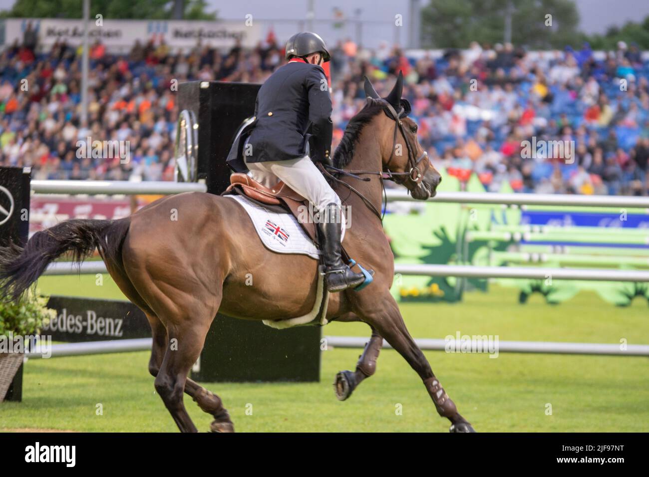 Aachen June 2022: CHIO - Pictures from the jumping Stock Photo - Alamy