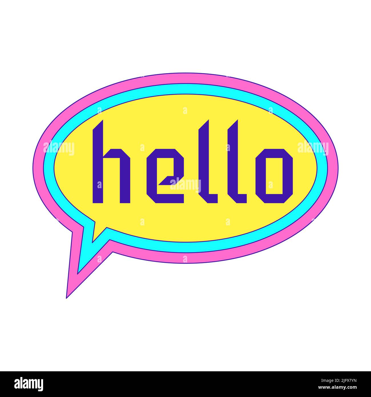 Hello text Stock Vector Images - Alamy
