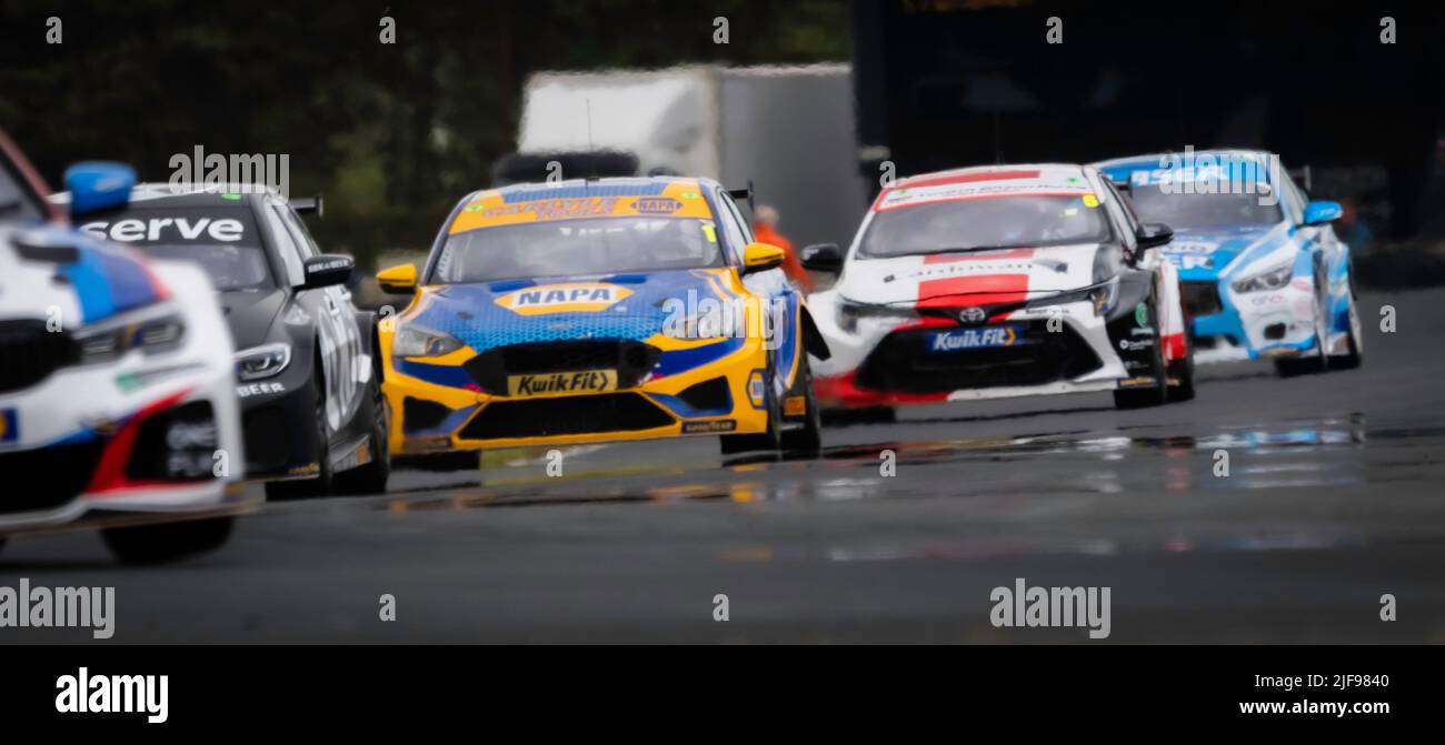 Croft btcc race event hi-res stock photography and images - Alamy