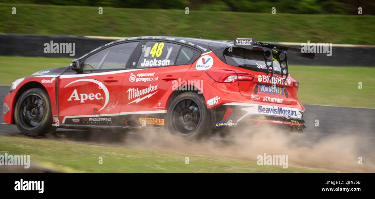 BTCC, British Touring Car Championship 2022, Motorbase Performance team, number 48 Ollie Jackson ...