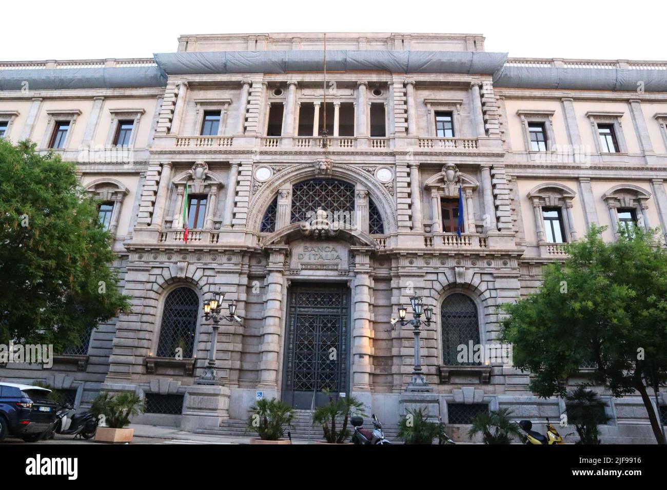 Palermo, Sicily (Italy): Bank of Italy in downtown of Palermo Stock ...
