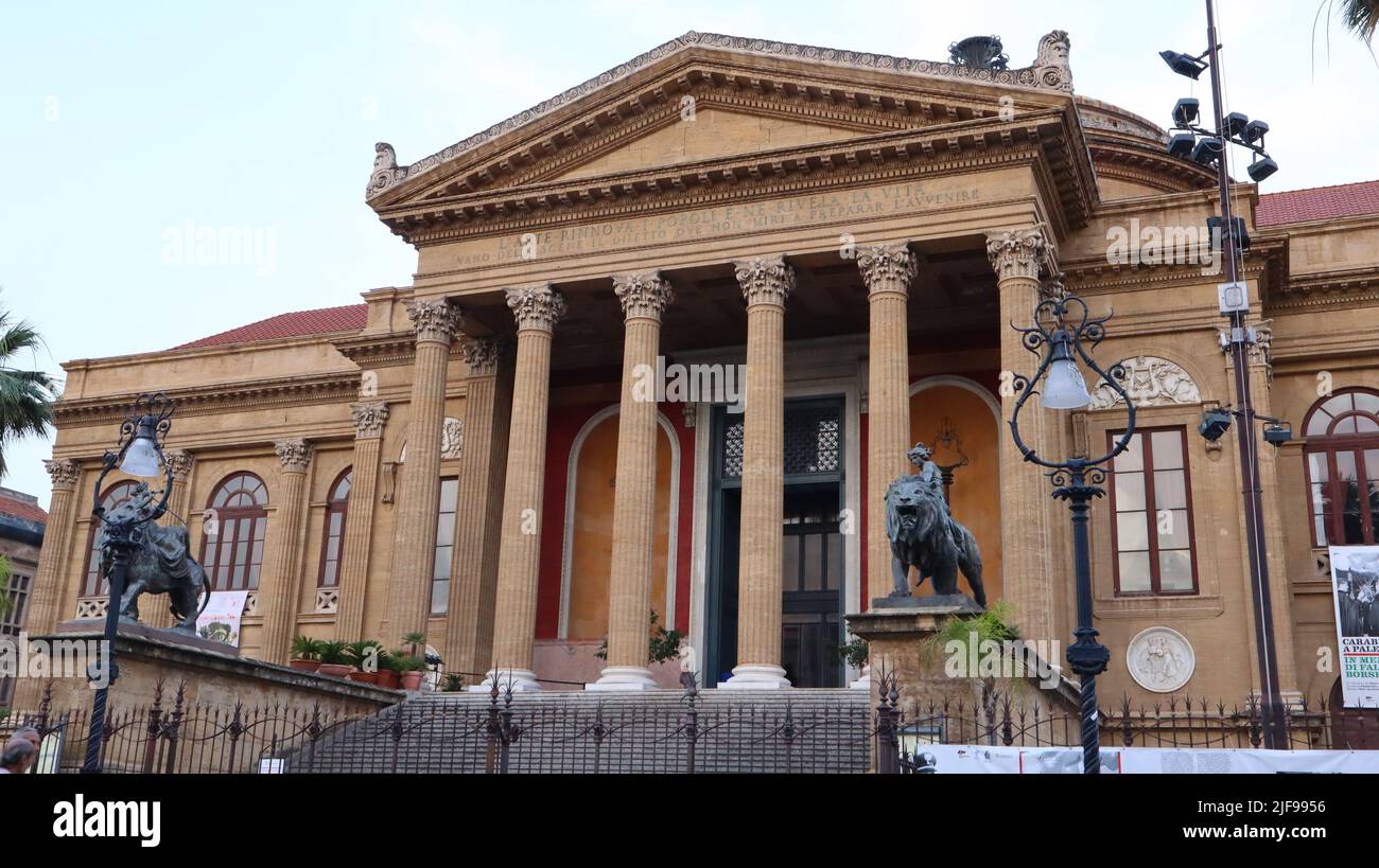 Palermo, Sicily (Italy): Massimo Theater, the Theatre of Opera and ...
